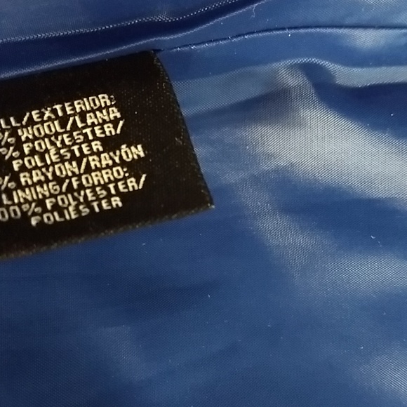 Apostrophe | Jackets & Coats | Royal Blue Apostrophe Wool Pea Coat ...